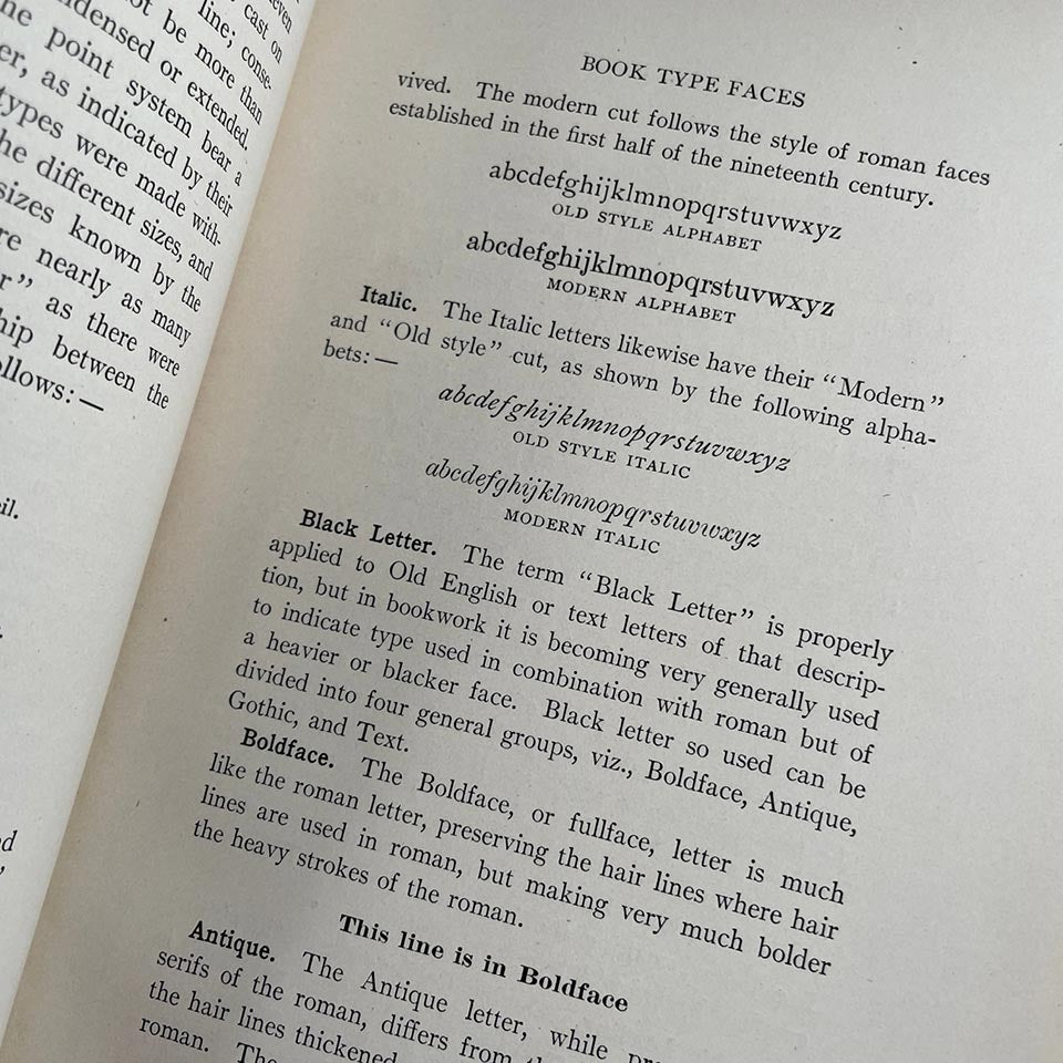 The Book of Specimens (Stanhope Press) – Katherine Small Gallery