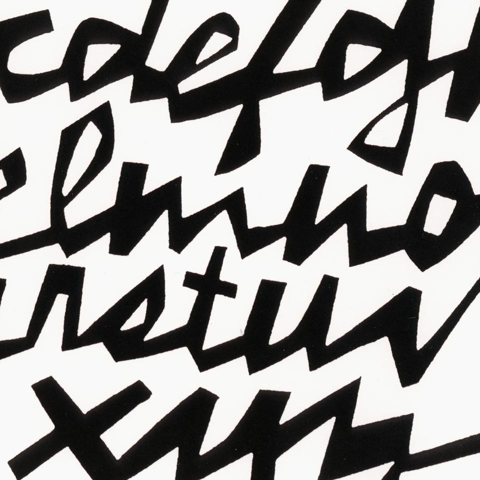 Cyrus Highsmith: Cursive Lowercase (Alphabet Zoo) – Katherine Small Gallery