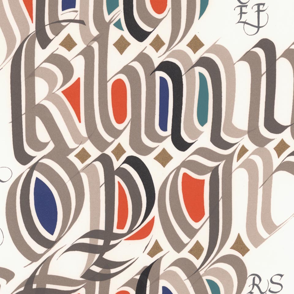 [an alphabet by Donald Jackson] – Katherine Small Gallery