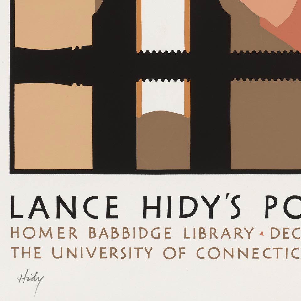 Lance Hidy’s Posters (Arno Werner, Bookbinder) – Katherine Small Gallery